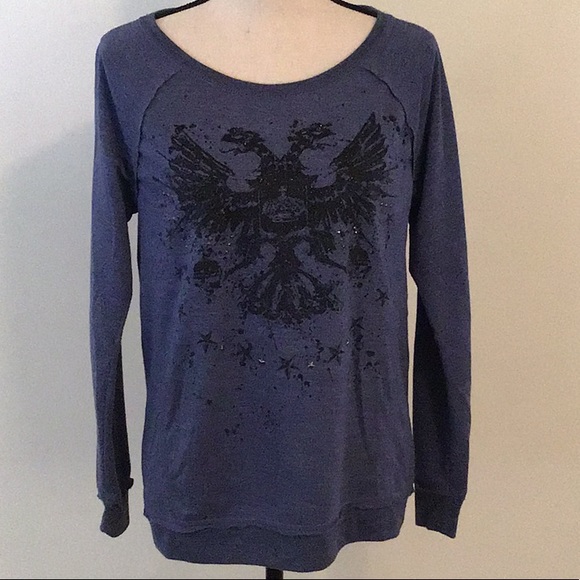 Rock & Republic | Tops | Rock Republic Graphic Long Sleeve Tee Shirt | Poshmark